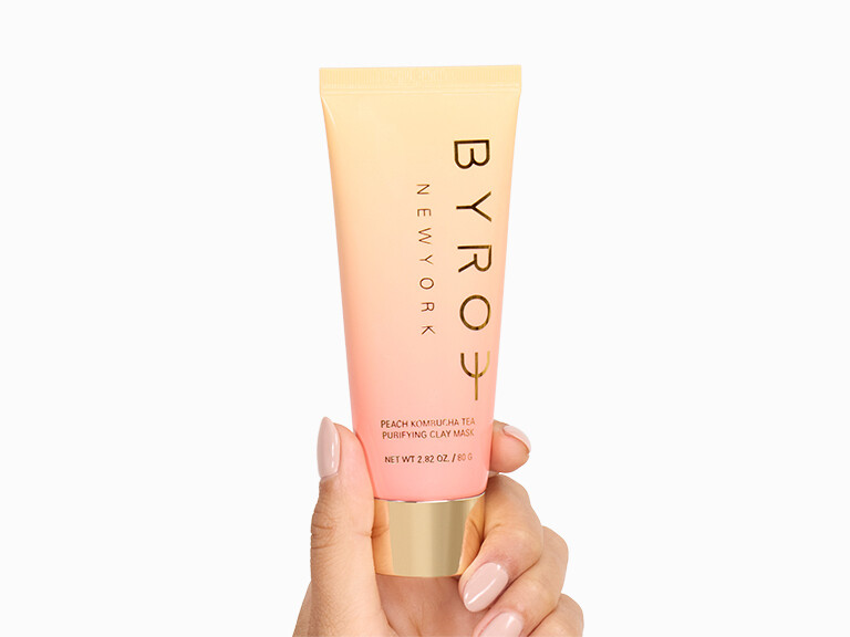 Byroe Peach Kombucha Tea Purifying Clay Mask