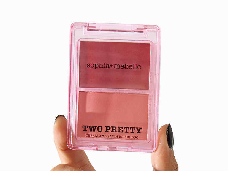 Sophia + Mabelle Two Pretty Cream and Satin Blush Duo