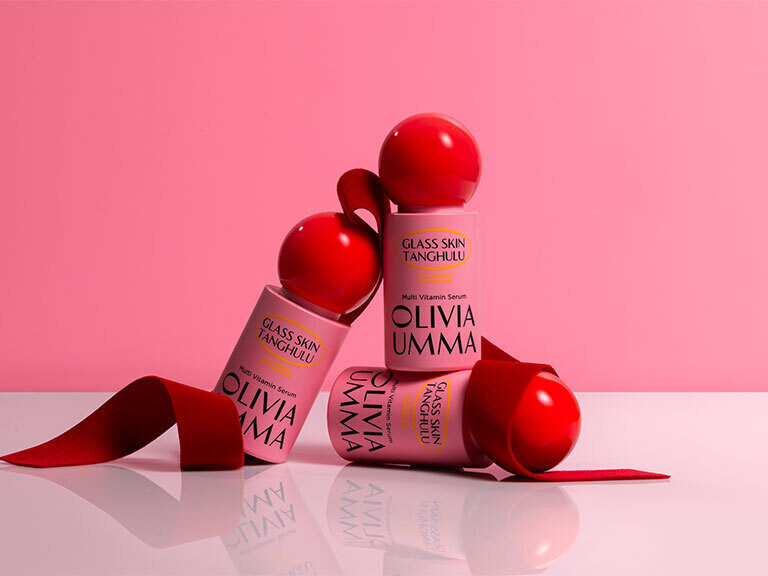 Oliviaumma Glass Skin Tanghulu Strawberry & Tangerine Multi Vitamin Serum