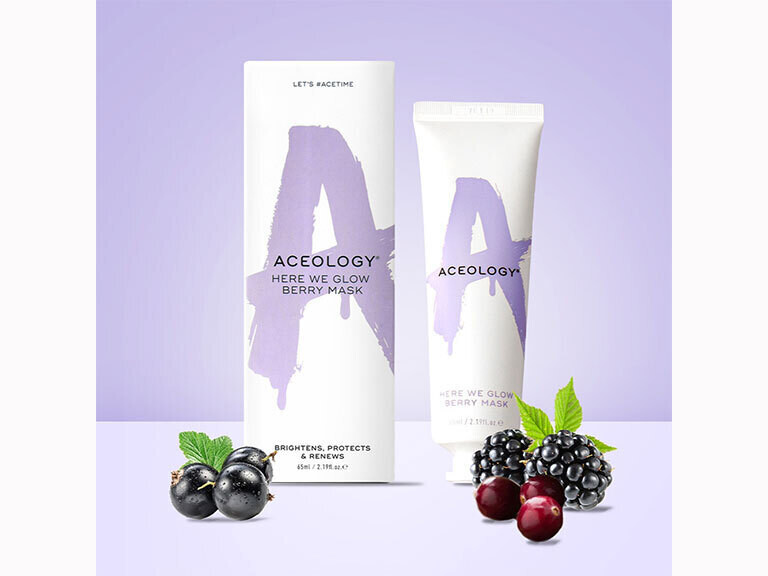 Aceology Here We Glow Berry Mask