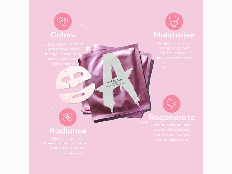 Aceology Frosé Infusion Gel Mask (4 Pack)