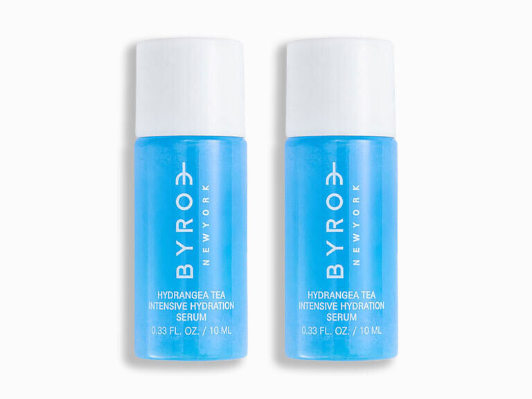 Byroe Hydrangea Tea Intensive Hydration Serum in Light Blue Duo
