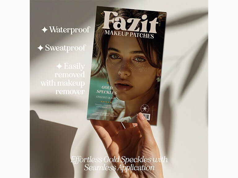 Fazit Gold Glitter Freckles Makeup Patches