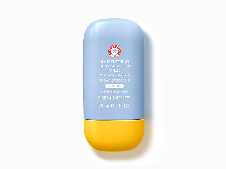 First Aid Beauty Hydrating Sunscreen Milk with Colloidal Oatmeal Broad ...