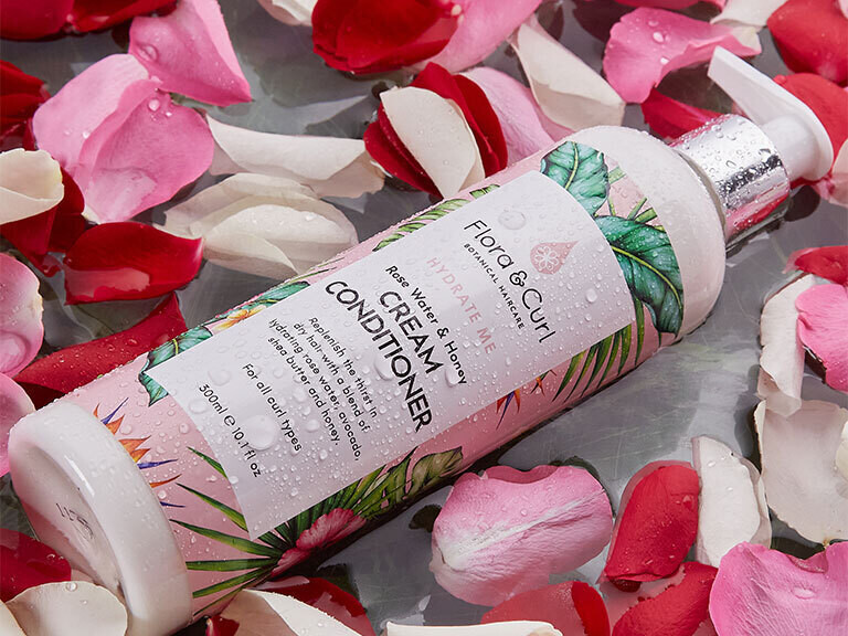 Flora & Curl Rose Water & Honey Cream Conditioner