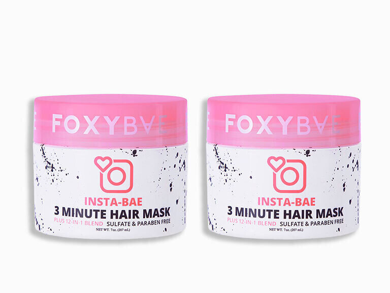 Foxybae Hair Insta-Bae 3 Minute Hair Mask White Cream Duo