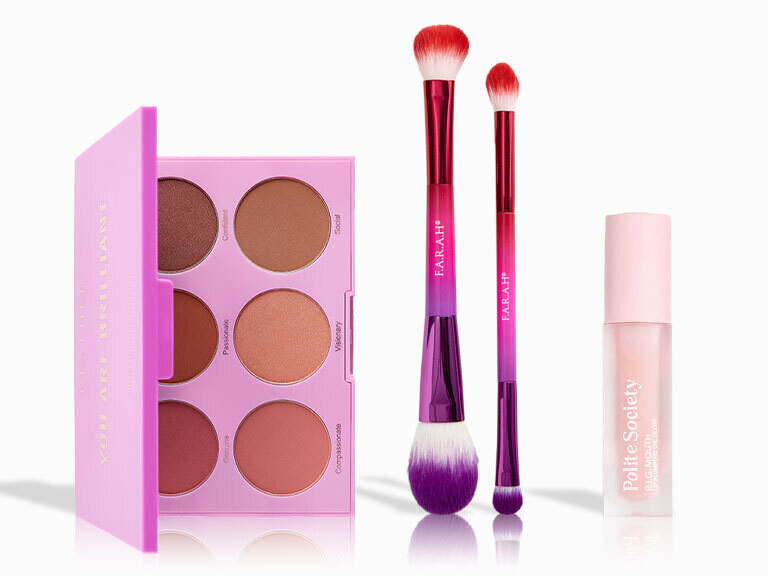Ipsy, F.A.R.A.H, Polite Society, Realher Blush, Blend & Plump Bundle