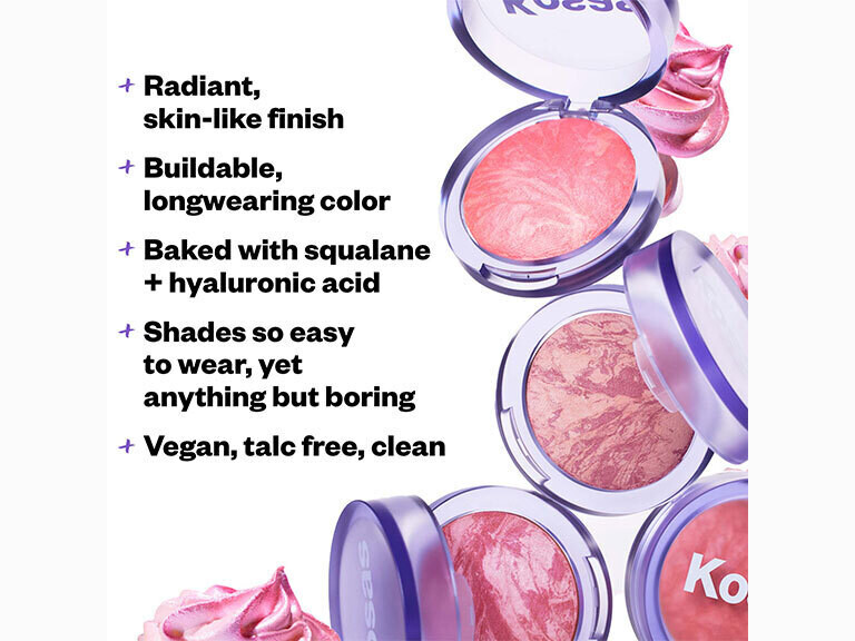 Kosas Blush is Life Baked Talc-Free Dimensional + Brightening Blush