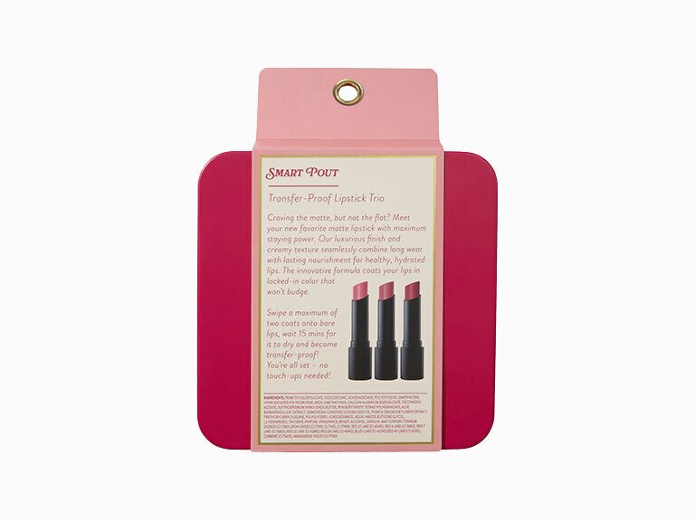 Laura Geller Smart Pout Transfer-Proof Lipstick Trio