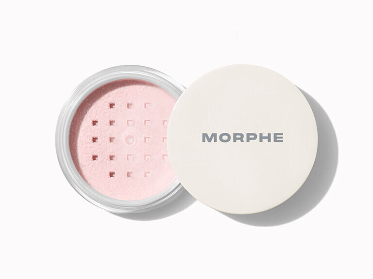 Morphe Mini Bake & Set Setting Powder in Brightening Pink