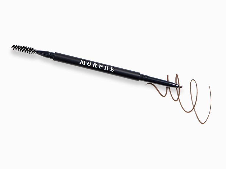 Morphe Micro Brow Dual-Ended Pencil & Spoolie in Cold Brew (brown)