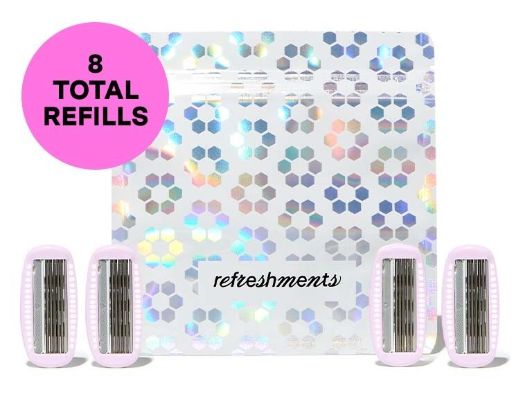 Refreshments Razor Cartridge Refills (8 Pack)