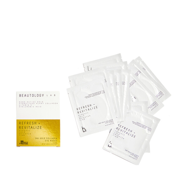 Beautology REFRESH + REVITALIZE 24K Gold Collagen Eye Masks (10 pack)